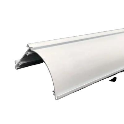 China High quality Powder Coating Overhead Rail Aluminum Curtain Track For Roller Blind Cassette for sale