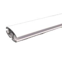 China High quality Aluminium Powder Coating Curtain Track Bottom Rail Profile For Roller Blind for sale