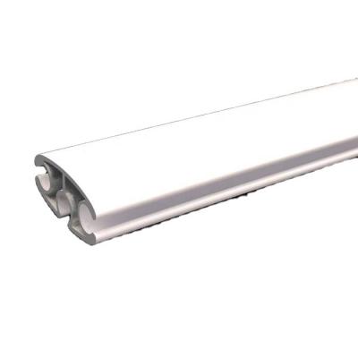 China High quality Aluminium Powder Coating Curtain Track Bottom Rail Profile For Roller Blind for sale
