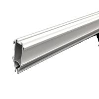 China High quality Aluminium Powder Coated White Curtain Track Bottom Rail Profile For Roller Blind for sale