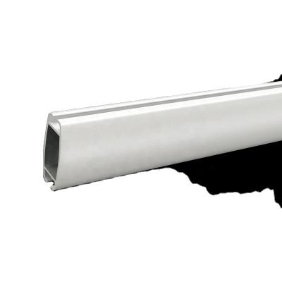 China Aluminium 6063-T5 Powder Coated Curtain Track Profile Aluminium Roller Blind Bottom Rail for sale