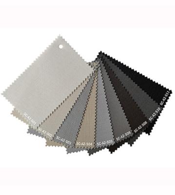 China 30%Polyester 70%Pvc  Roller Blind Fabric Sunscreen Fabric for sale