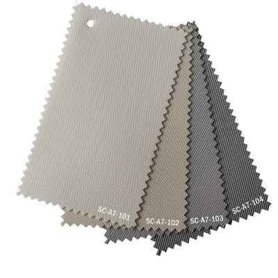 China High Quality openness factor 1% Roller Blind Fabric Sunscreen Fabric for sale