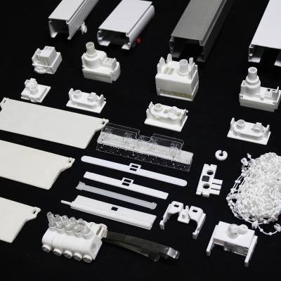 China Xirui Vertical Vertical Blinds Slat Track Headrail Weight Parts Components Accessories for sale