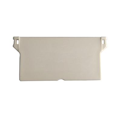 China Narrow Blade 89mm Plastic Bottom Weight For Vertical Blind for sale