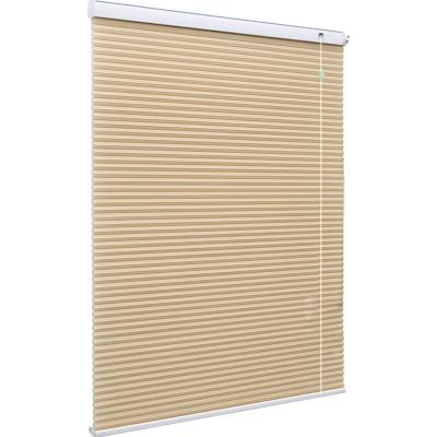 China Customized Wide Blade Honeycomb Blinds Horizontal Pattern Exterior Installation for sale