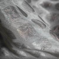 China Jacquard Luxury Transparent Bed Room Sheer Curtains  European  Style for sale