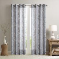 China Wholesale Factory Fancy Window Sheer Voile Fabric Lace Curtain For Home for sale