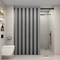 China Shower Curtain Waterproof Bathroom Curtain Plus Polyester Shower Curtain for sale