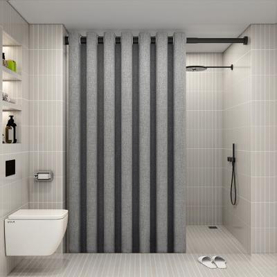 China Shower Curtain Waterproof Bathroom Curtain Plus Polyester Shower Curtain for sale