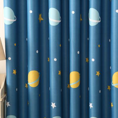 China China hot selling cartoon printed woven fabric curtains for children's bedroom for sale