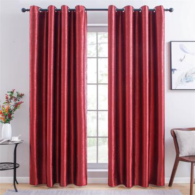 China European Classical Blackout Curtains Rose Pattern Printing Bedroom Living Room Blackout Curtains for sale