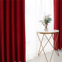 China China popular flannelette outdoor blackout curtain fabric for the home windows for sale