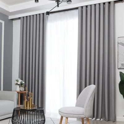 China Wholesale Substantial Cheap Linen High blackout and sun protection  curtains Living Room for sale