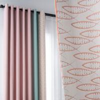 China Wholesale Hot Sale Multi-color Seamless Connect High Quality Modern design blackout curtain for home for sale