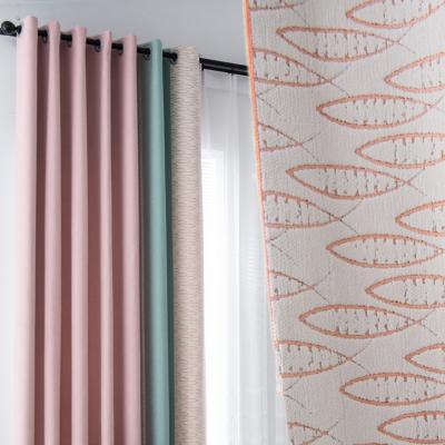 China Wholesale Hot Sale Multi-color Seamless Connect High Quality Modern design blackout curtain for home for sale