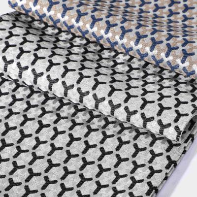 China Wholesale Customization Available Velvet Natural Drape French Texture Jacquard Curtain Fabric for sale