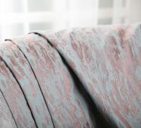 China American Elegant Irregular Small Texture Jacquard High Class Yarn-dyed Curtain For Living Room for sale