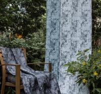 China Modern New Design Marbling Jacquard Black Silk Thickened  High Shading Blackout Curtain for sale