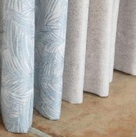 China Wholesale Ready Made Good Price High-precision Leaf Jacquard Semi Blackout Curtain for sale