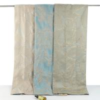China Factory Price High Level Emboss Leaf Stereoscopic Heat Insulation Hotel Curtains Wholesale for sale