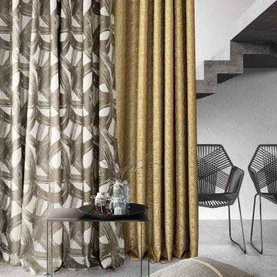 China Luxury Printing Modern Customized Design Home Decoration Multi-Color Blackout Curtains Fabric For The Bedroom for sale