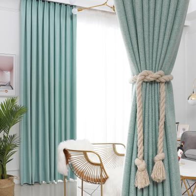 China Hot selling hot selling fashion light luxury  blackout curtains fabric for the home windows for sale
