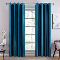 China Hot selling China Hot Sale Solid Blackout Polyester Window Curtain Fabric For The Living Room for sale