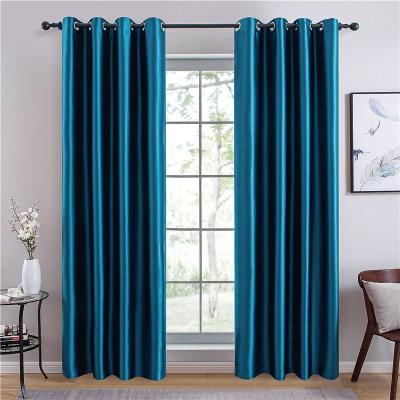 China Hot selling China Hot Sale Solid Blackout Polyester Window Curtain Fabric For The Living Room for sale