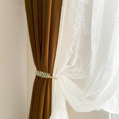 China Wholesale Romantic French retro Rococo literary Australian plush curtains for sale