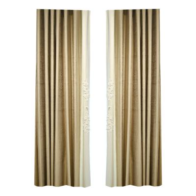 China Wholesale French palace luxury modern Baroque heavy industry jacquard lace lace patchwork curtains for sale