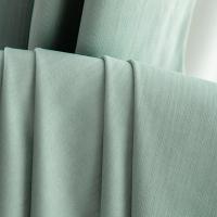 China Wholesale 100% full shading new bamboo fiber formaldehyde-free modern simple solid color curtain for sale