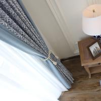 China Wholesale Rayon jacquard American Bay Window Curtain curtain cotton hemp fabric for sale