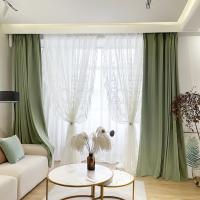 China Good sale French luxury lace Australian plush curtain thickened shading for sale