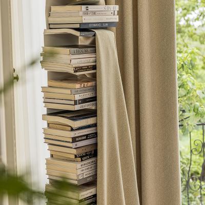 China Good sale Geometric pattern simple modern shading thickened cotton curtain for sale
