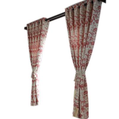 China Good sale jacquard terylene blackout  curtain  Cartoon children's room for sale
