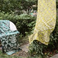 China Good quality Luxury modern European style Damascus imitation silk satin jacquard yarn-dyed curtain fabric for sale