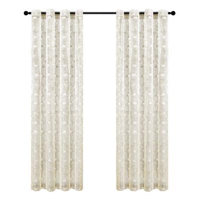 China Modern Embroidery Quality Sheer Curtains for the Living Room Bedroom Sheer Curtain Fabric for sale