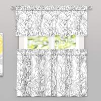 China American style Kitchen curtains 100% polyester colorful wholesale window kitchen curtain for home for sale