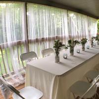 China Hot selling New design light soft luxury high class transparent gauze for wedding decoration for sale