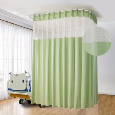 China Hot selling High quality Fire Retardant Anti bacterial Medical cubical mesh disposable curtain for hospital for sale