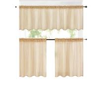 China Hot selling New Solid Color Clean And Simple Kitchen Curtains High Quality Hot Sale Curtain Fabric for sale