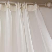China Good sale Classic cross hessian simple modern white transparent window netting for sale