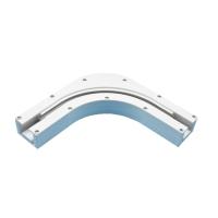 China Hot selling Jialisi curtain track curved rail 90 degree connector for sale