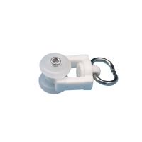 China Hot selling Jialisi track opening and closing curtain nano silent universal stainless steel pulley for sale