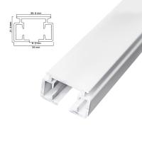 China Hot selling Shangfei aluminum profile air rail electrophoresis silent guide rail 2.2mm thick for sale