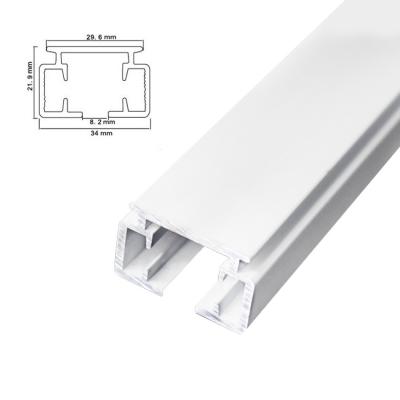 China Hot selling Shangfei aluminum profile air rail electrophoresis silent guide rail 2.2mm thick for sale
