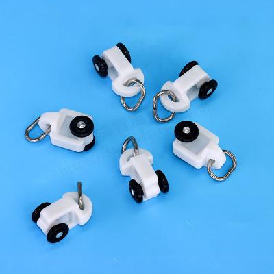 China Motorized  Electric Opening And Closing Curtain Track Old Shangfei S Track Rail Pulley Wheel for sale