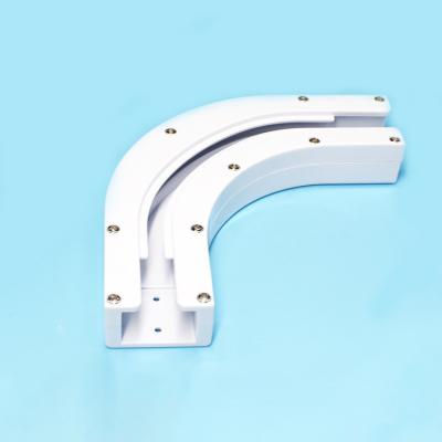 China Electric Curtain Track Sofym  S Track 90 Degree Turn-Over Connector Accessories for sale