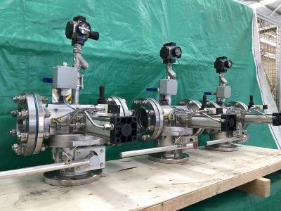 China Automated Sanitary Pipeline Pigging Systems ASME B16.5 RF Port for sale